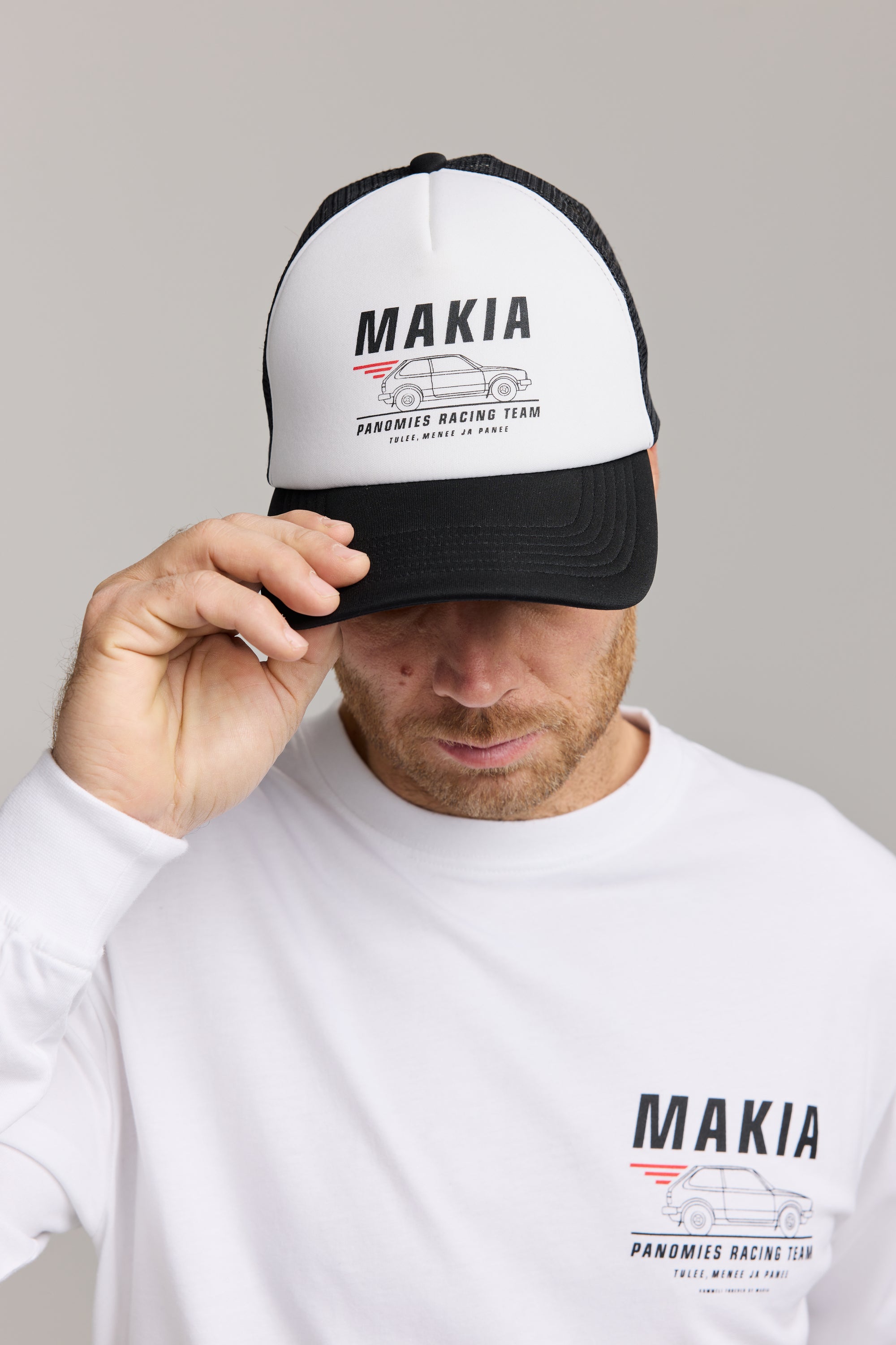 Makia x Kummeli Panomies Racing cap - white – INCH"